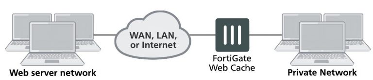 Web caching topologies | Fortinet GURU